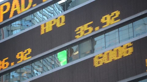 Scrolling Stock Ticker Stock Videos – Royalty-Free HD & 4K Videos