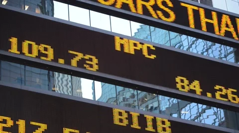Scrolling Stock Ticker Stock Videos – Royalty-Free HD & 4K Videos