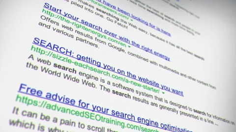 Search Engine Stock Footage ~ Royalty Free Stock Videos | Pond5