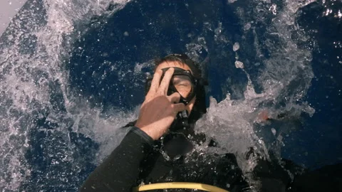 Jump Water Pov Stock Footage ~ Royalty Free Stock Videos | Pond5