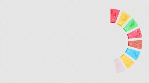 SDGs image icons, transparent background... | Stock Video | Pond5