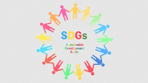 SDGs Loop animation of logo using 17 des... | Stock Video | Pond5