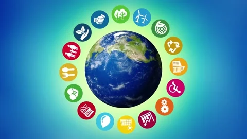 SDGs (Sustainable Development Goals) con... | Stock Video | Pond5