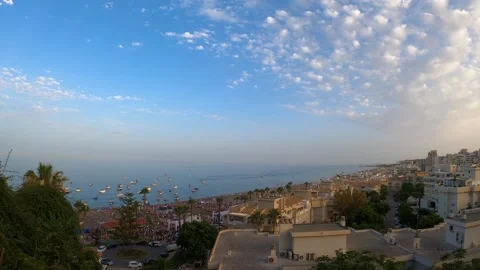 Sea coast view of Rincón del Sol beach ... | Stock Video | Pond5