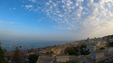 Sea coast view of Rincón del Sol beach ... | Stock Video | Pond5