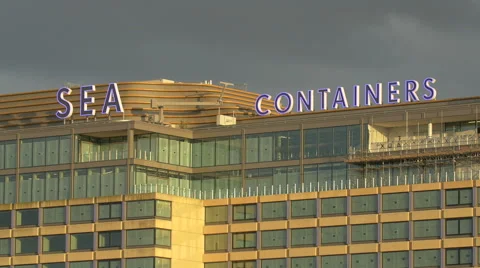 Sea Containers building in London | Stock Video | Pond5