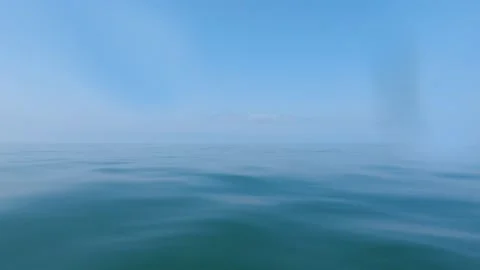 The sea, the ocean, the faint fluctuatio... | Stock Video | Pond5