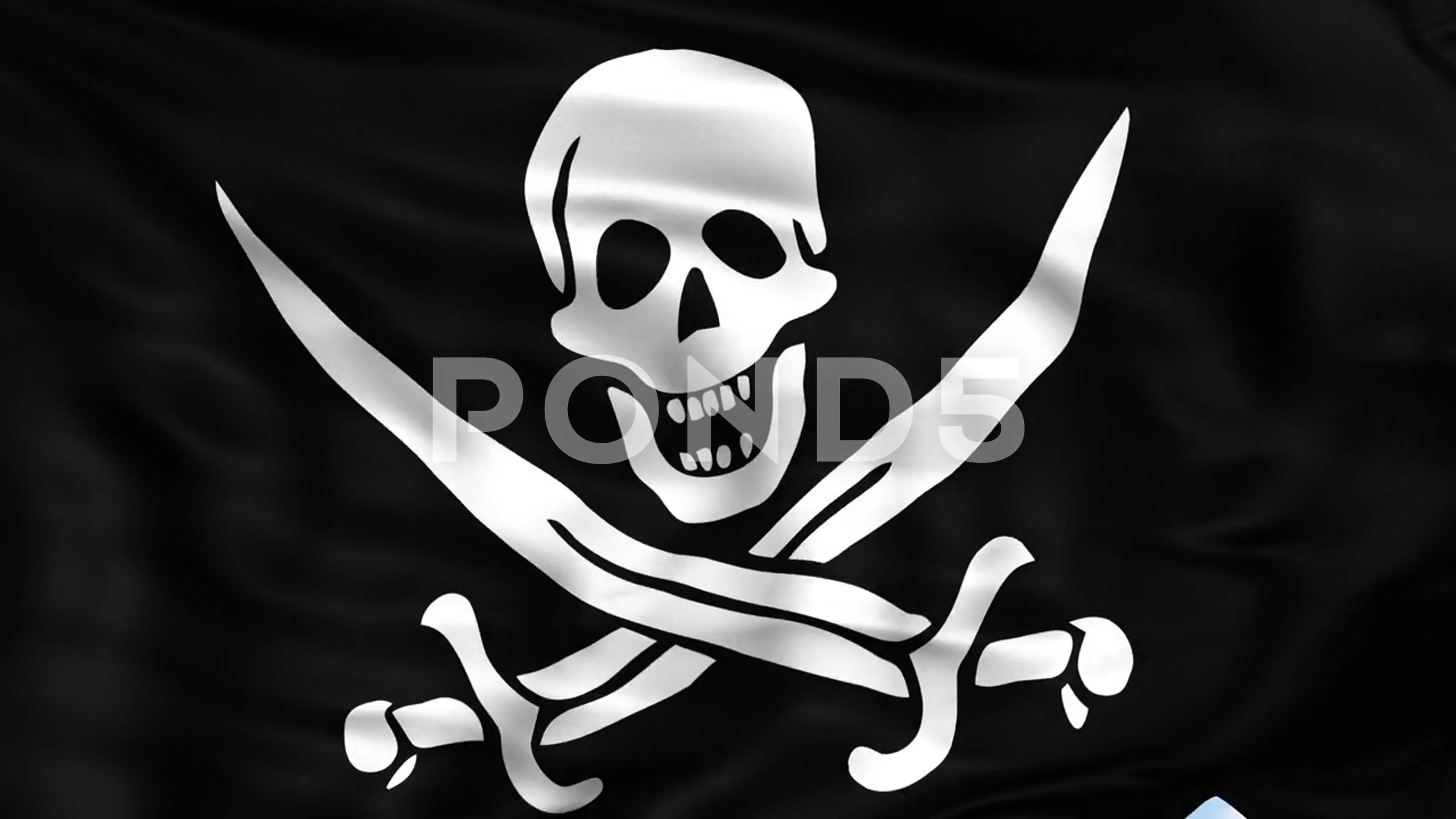 Pirate Flag Waving