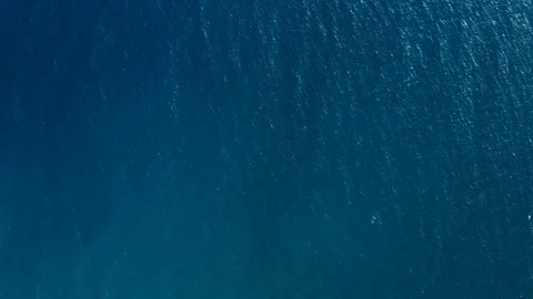 Sea water surface texture. Overhead view | Stock Video | Pond5