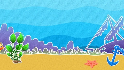 Animation Seabed Stock Video Footage | Royalty Free Animation Seabed ...