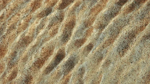 Seabed texture, sea floor beach sand rip... | Stock Video | Pond5