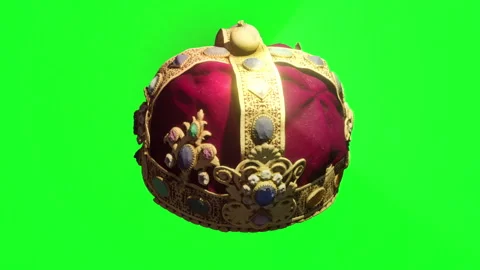 Seamless 3D Animation of a royal crown o... | Stock Video | Pond5