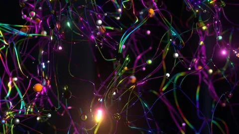 A seamless 3d loop animation of rainbow ... | Stock Video | Pond5