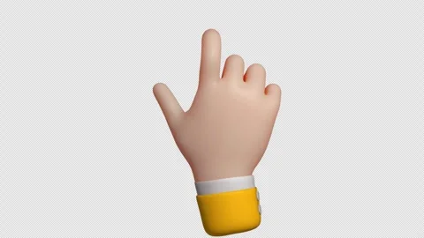 3D Hand Emoji Stock Videos – Royalty-Free HD & 4K Videos