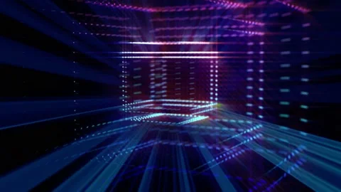 Seamless animated background of a cube o... | Stock Video | Pond5