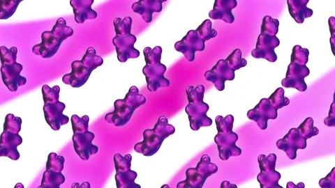 Seamless animation of dancing gummy bear... | Stock Video | Pond5