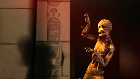 Seamless animation of a mummy dancing th... | Stock Video | Pond5