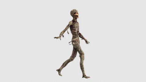 Seamless animation of a mummy walking is... | Stock Video | Pond5