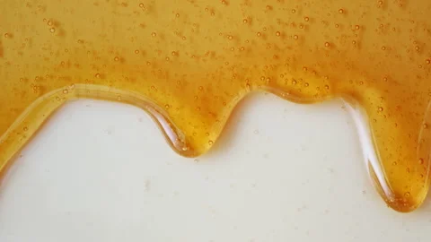 Seamless dripping caramel drops sweet sa... | Stock Video | Pond5