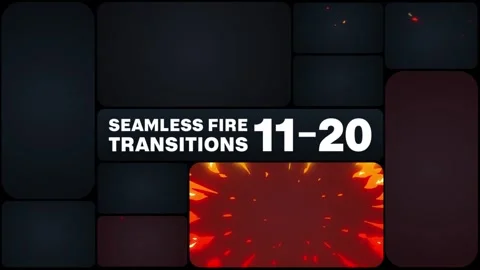 After Effects: Seamless Fire Transitions for After Effects #242752000