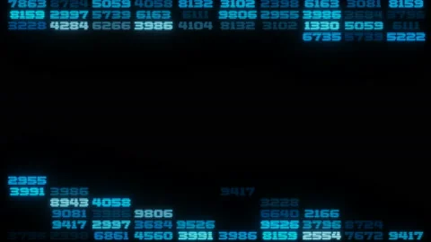 Seamless futuristic animation of random... | Stock Video | Pond5