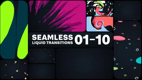 Seamless Liquid Transitions for After Effects ~ After Effects #248034831