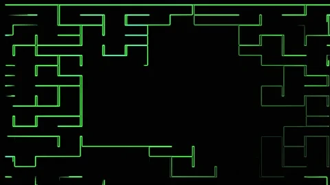 Seamless loop of 2D animation of glowing... | Stock Video | Pond5