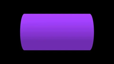 Seamless loop 3D animation of a cylinder... | Stock Video | Pond5