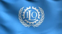 International Labour Organisation Flag