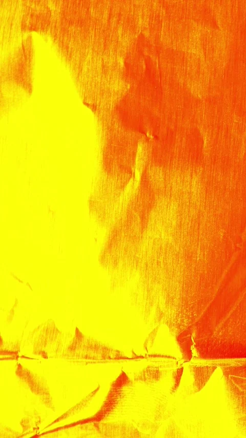 Seamless Loop Animated Orange Foil Paper... | Stock Video | Pond5