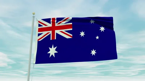 Seamless loop animation of the Australia... | Stock Video | Pond5