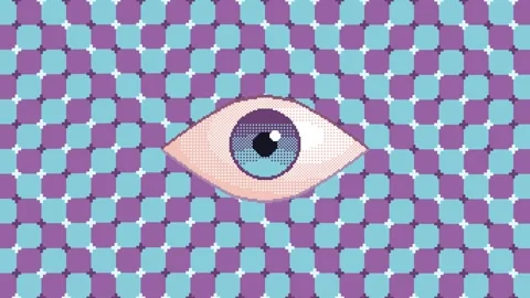 Seamless loop animation of a blinking ey... | Stock Video | Pond5