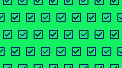 Seamless loop animation of checkbox with... | Stock Video | Pond5