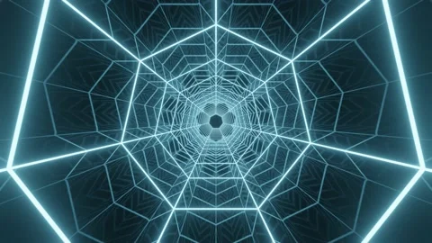 Seamless loop animation with glowing neo... | Stock Video | Pond5