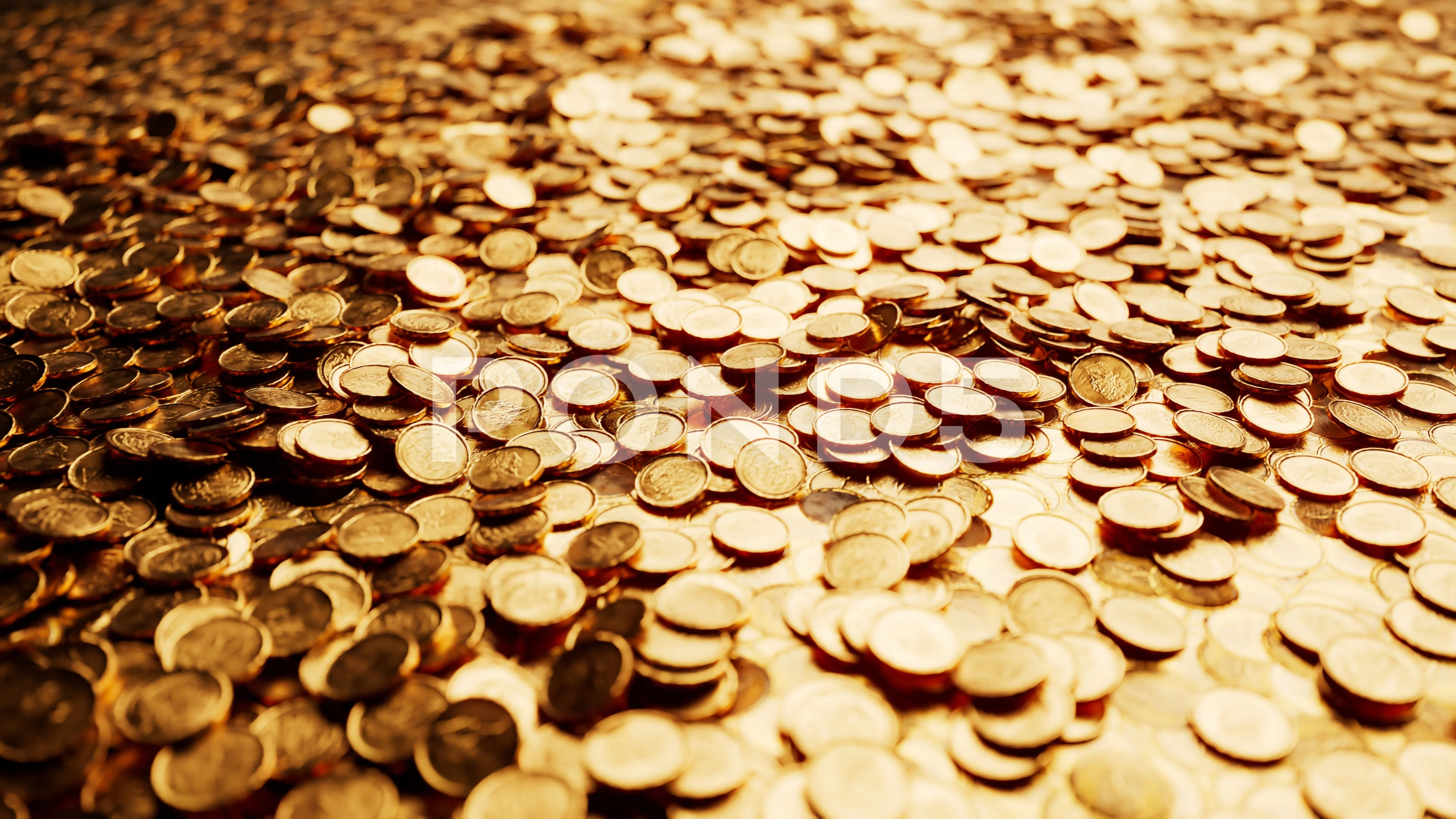 Huge Pile Of Quarters