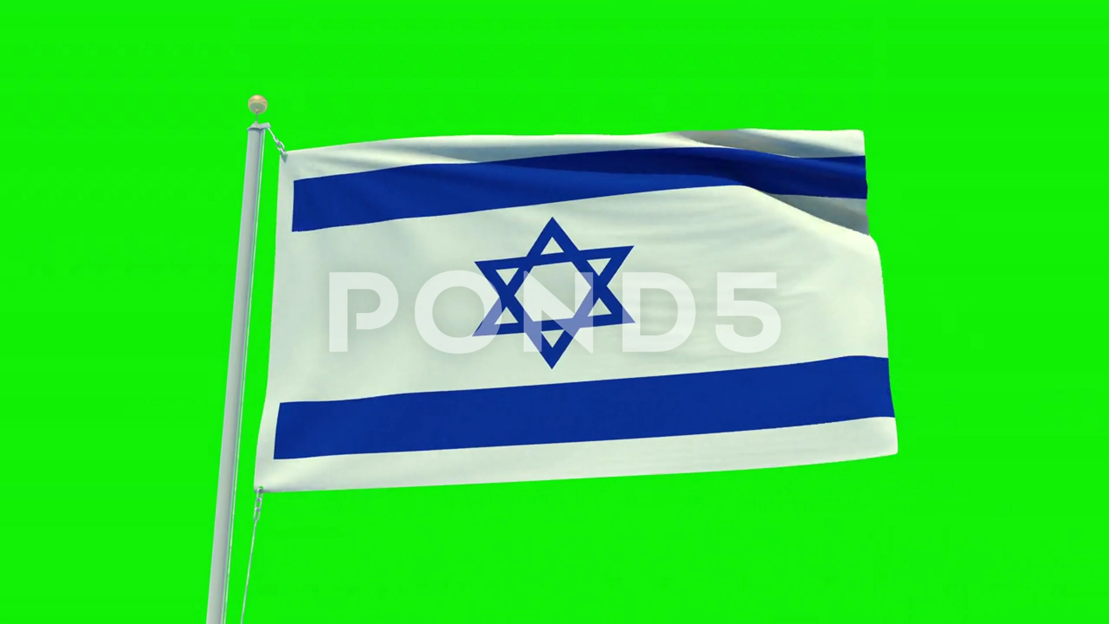 Animated Jewish Flag