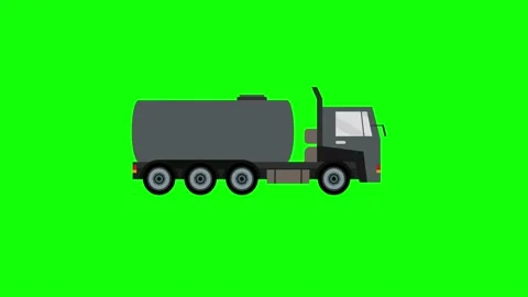 Seamless Loop animation of a moving truc... | Stock Video | Pond5