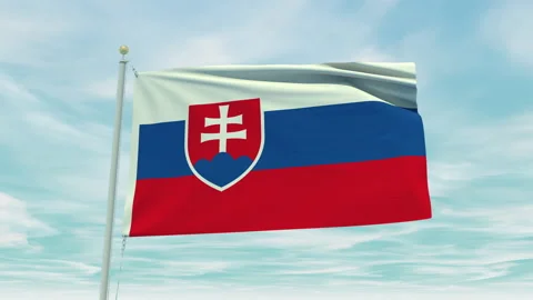 Seamless loop animation of the Slovakia ... | Stock Video | Pond5