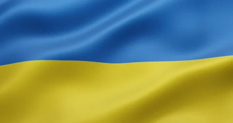 Seamless loop animation of the ukraine f... | Stock Video | Pond5