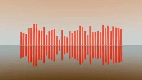 Seamless loop Audio Spectrum Visualizer.... | Stock Video | Pond5