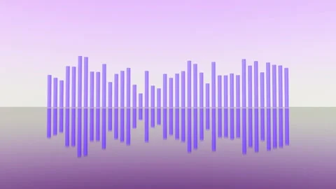 Seamless loop Audio Spectrum Visualizer.... | Stock Video | Pond5