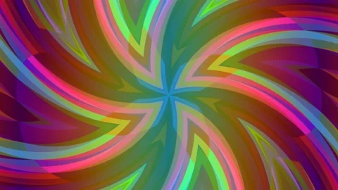 Seamless Loop of Colorful Neon Swirl Twi... | Stock Video | Pond5
