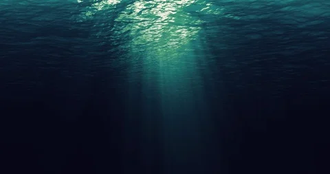 seamless loop of deep blue and green oce... | Stock Video | Pond5