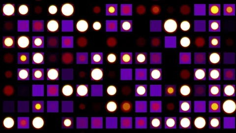 seamless loop disco wall lights blinking... | Stock Video | Pond5