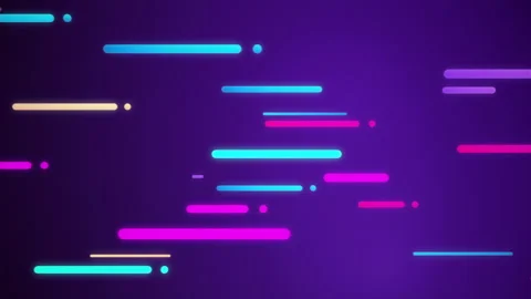 Seamless loop of glowing horizontal line... | Stock Video | Pond5