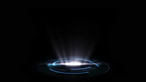Seamless Loop Hologram Light Show Scan R... | Stock Video | Pond5