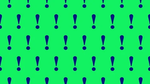 Exclamation Pattern Stock Video Footage | Royalty Free Exclamation ...