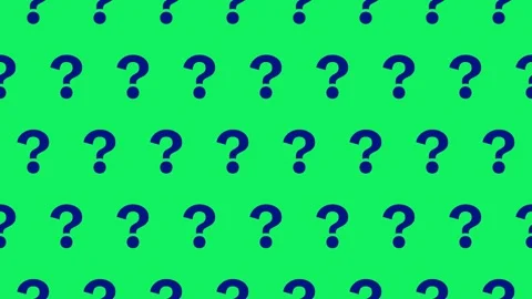 Seamless loop pattern of Question marks ... | Stock Video | Pond5