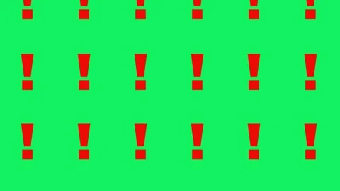 Exclamation Pattern Stock Video Footage | Royalty Free Exclamation ...