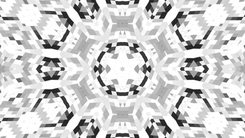 Seamless Loop of Pixel Art Kaleidoscope ... | Stock Video | Pond5